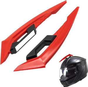 Vagary Red Wing Side Helmet Spoiler Aerodynamic Wing Dynamic Helmet ...