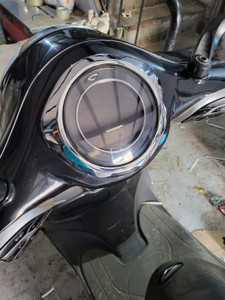 GRIP LIGHT CHROME GARNISH KIT FOR CHETAK SET OF 8 FOR ELECTRIC SCOOTY ...