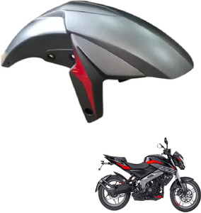 STANDWAY Front Mudguard/Front Mud Guard Red for Bajaj Pulsar NS 200 Bs4 ...