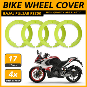 ASRYD 17 Inch PRO Disc Wheel Cover For Bajaj Pulsar RS200 Green Color ...