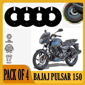 DAZZRIDE 17 Inch 4Pcs Acrylic PRO Disc Bike Wheel Cover For Bajaj ...