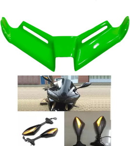 Gogna Mart Aerodynamic Winglet For Kawasaki Ninja 250 300 MotoGP Style ...
