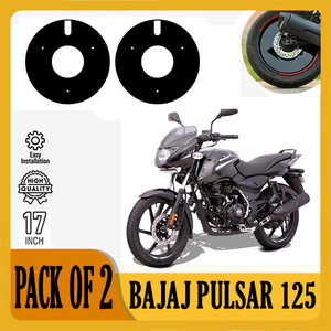 DAZZRIDE 17" PRO Disc ARYLIC Wheel Cover for Bajaj Pulsar 125 Bike ...
