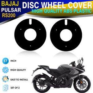 ASRYD 17 Inch Half Cut 2Pcs Acrylic PRO Disc Bike Wheel Cover For Bajaj ...