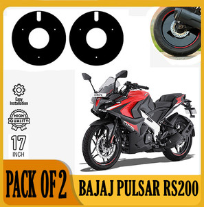 DAZZRIDE 17 Inch 4pcs Acrylic PRO Disc Bike Wheel Cover for PULSAR RS ...