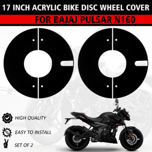 Atoray 17 Inch 2pcs Acrylic PRO Disc Bike Wheel Cover For BAJAJ PULSAR ...