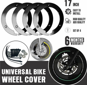Moto Genius Universal Front / Rear Pro Disc Wheel Cover 17 Inch Bike ...