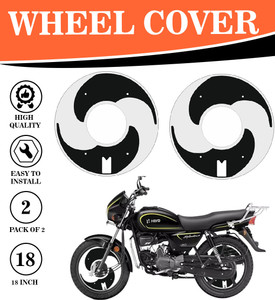 Miwings 18 Inch Acrylic PRO Disc Bike Wheel Cover For Hero Splendor Pro ...