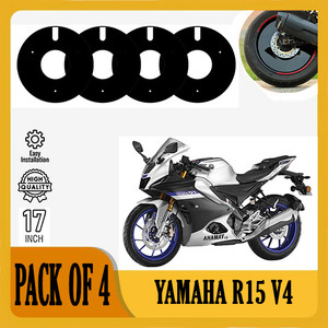 DAZZRIDE 17" PRO Disc ARYLIC Wheel Cover for YAMAHA R15 V4 Bike Fairing ...