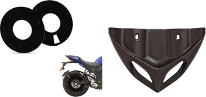 acube mart Bajaj dominar 400/250 winglet black with WHEEL DISC cover ...