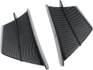 TRP Traders UNIVERSAL CARBON MOTORCYCLE WIND WING - 1 PAIR Bike Fairing ...