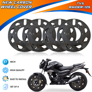Otoroys 17 Inch Set Of 4 New Carbon Finish Pro Disc Wheel Cover For TVS ...