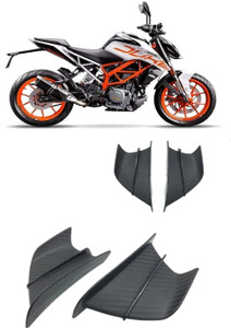 Gogna Mart KTM DUKE Motorcycle Side Wing Mat Carbon Fiber Black ...