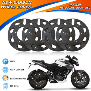 Atoray New Carbon Pattern ProDisc Wheel Cover 17inch Set of4 For Pulsar ...