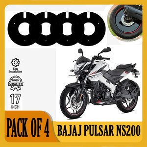 DAZZRIDE 17 Inch PRO Disc ARYLIC Wheel Cover for Bajaj Pulsar NS 200 ...