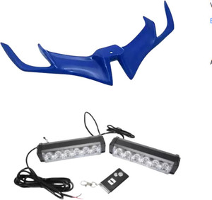 Gogna Mart Aerodynamic Winglets Bike Wings for Yamaha R15 V3 bike Bike ...