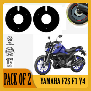 DAZZRIDE 17 Inch 4pcs Acrylic PRO Disc Bike Wheel Cover for YAMAHA FZS ...