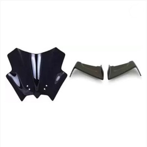 Gogna Mart duke 200/390 visor + bike wings Winglet black Bike Headlight ...