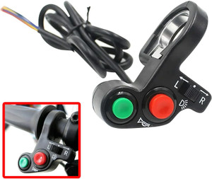 Otoroys 22MM Handlebar Light Horn ON/Off Signal Indicator Switch for ...