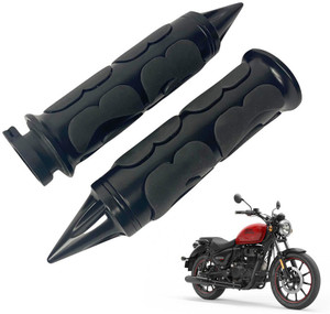 Dhe Best Bike Stylish Rubber Handlebar Black For Royal Enfield meteor ...