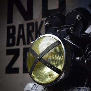 GPX Leather Sticker Headlight X Perforated Bike Headlight Grill Price ...