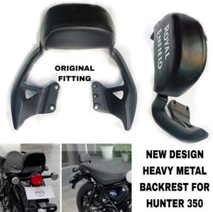 Aklin Boky NEW ROYAL DESIGN BACKREST FOR NEW ROYAL ENFIELD HUNTER 350 ...