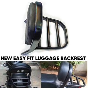 imad NEW DESIGN LUGGAGE HEAVY METAL BACKREST FOR AVENGER Bike Headlight ...