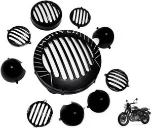 WHEETOYKART CNC Metal Front Rear Headlight Grill Cover Set For Hunter ...