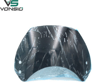 VONSIO Tinted Short Flyscreen For Royal Enfield Interceptor 650 ...