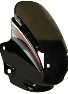Jinvaani Super splendor old model black red visor Bike Headlight Visor ...