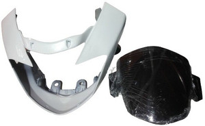 Pikpart Head Light Visor Fit For For Apache RTR 160/180CC Pearl White ...