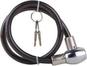 Mystte Anti-Theft Bike Lock, Bicycle/Cycle Cable Lock Multicolor with 2 ...