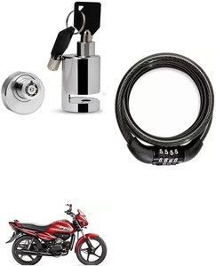 AS TRADERS Heavy Duty Disc Brake Lock with Heavy Number Lock for Hero ...