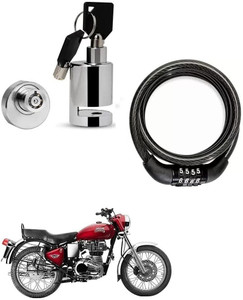 AS TRADERS Heavy Duty Disc Brake Lock with Number Lock for Royal ...