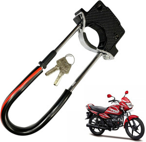 Dhe Best Bike Front Shocker Lock Wheel Lock For Hero Splendor NXG Bike ...