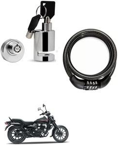 AS TRADERS Heavy Duty Disc Brake Lock with Heavy Number Lock for Bajaj ...