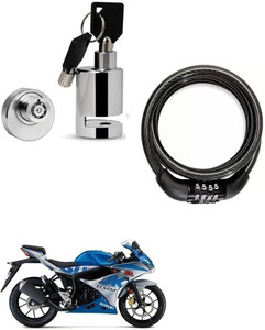 AS TRADERS Heavy Duty Disc Brake Lock with Heavy Number Lock for Suzuki ...