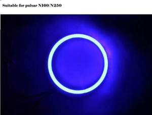 VermsBikers angle yes ring light n160 headlight projector blue ring ...