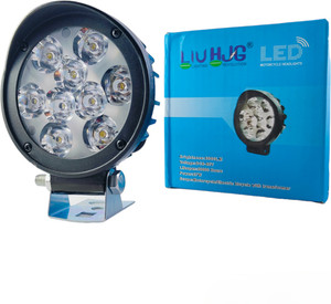 LIU HJG 6000 Lumen White, 9 LED Fog Light Projector Lens Price in India ...