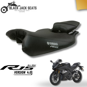 blackjackseats R15 V4 BSVI PLAIN Split Bike Seat Cover For Yamaha R15 ...