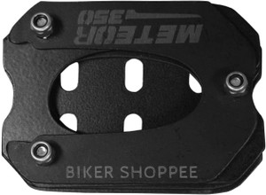 BIKER SHOPPEE METEOR SIDE STAND EXTENDER (SS BLACK) Bike Side Stand ...