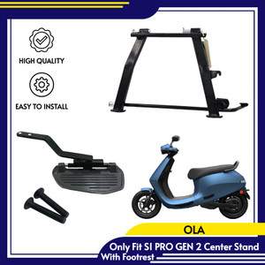 ZRIDE Double Stand With Footrest For Ola Electric Scooter S1 Pro 2nd ...