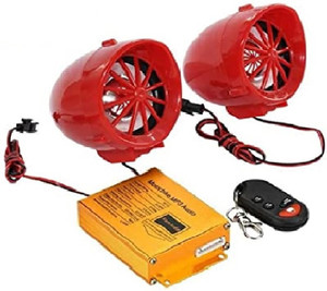 Bs Spy Led Audio 12V Bike Sound System Stereo Anti-Theft Alarm ...