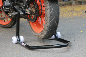 Grandbiker Rear Wheel Paddock Stand with Swing Arm Rest Bike Storage ...