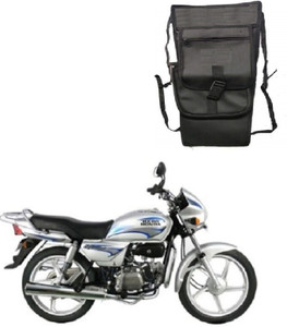 PAL CREATION TCP Plain Black Tank Cover Plain-35 Strap Hero Splendor ...