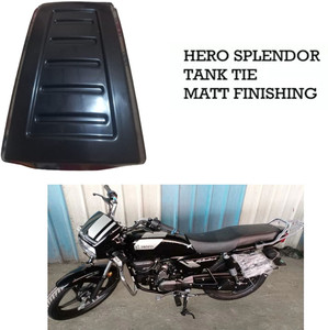 Muttfy TankTie for Hero Splendor (Matte Black) Strap Hero Splendor Plus ...