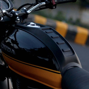 Saiga Parts TankTie Matte Black CB350RS CB350 RS CB 350 RS Bike Tank ...