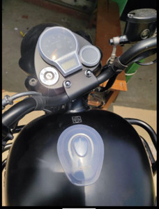 GRILLO Speedo Meter, AMP Meter and Tank Cap Cover For RE 2023,24 Bullet ...
