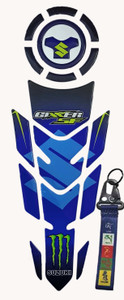GraphixDesign Tank Pad & Fuel Cap Suzuki Gixxer Bike sticker (G) Bike ...