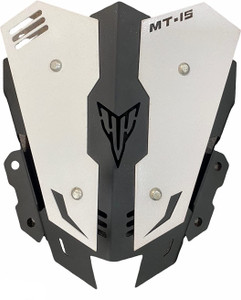 ZRIDE Heavy Quality Metal Visor for Yamaha MT-15 (White) Bike ...